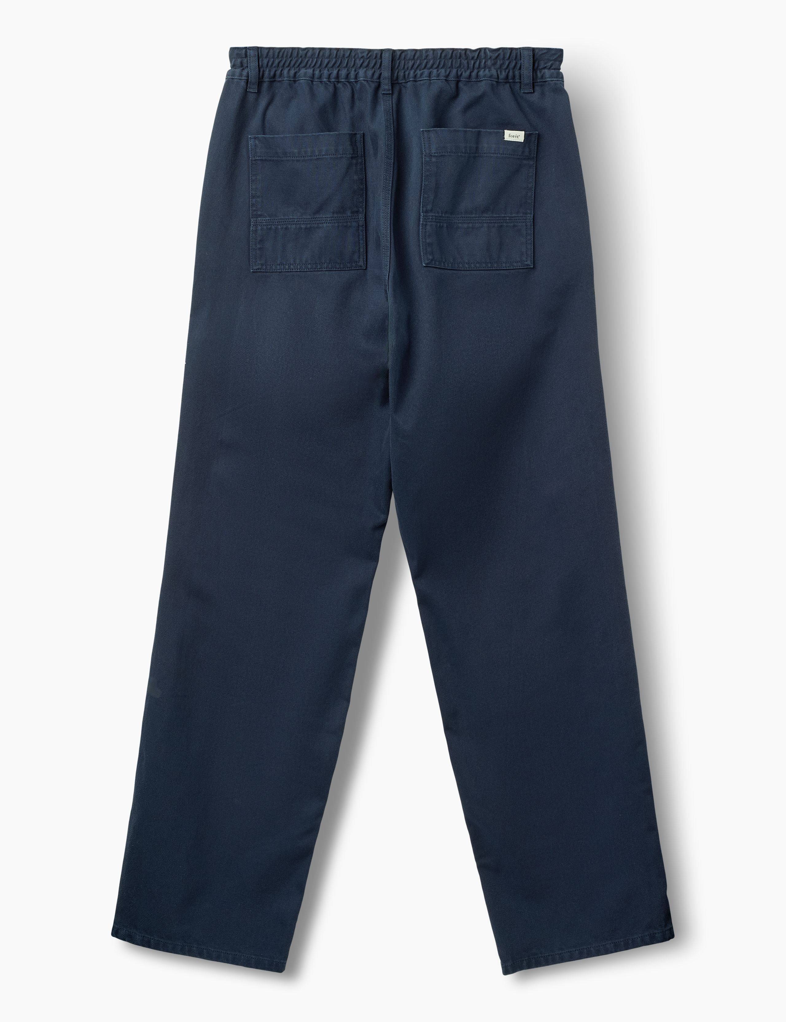 CLAY TWILL PANTS - NAVY – foret
