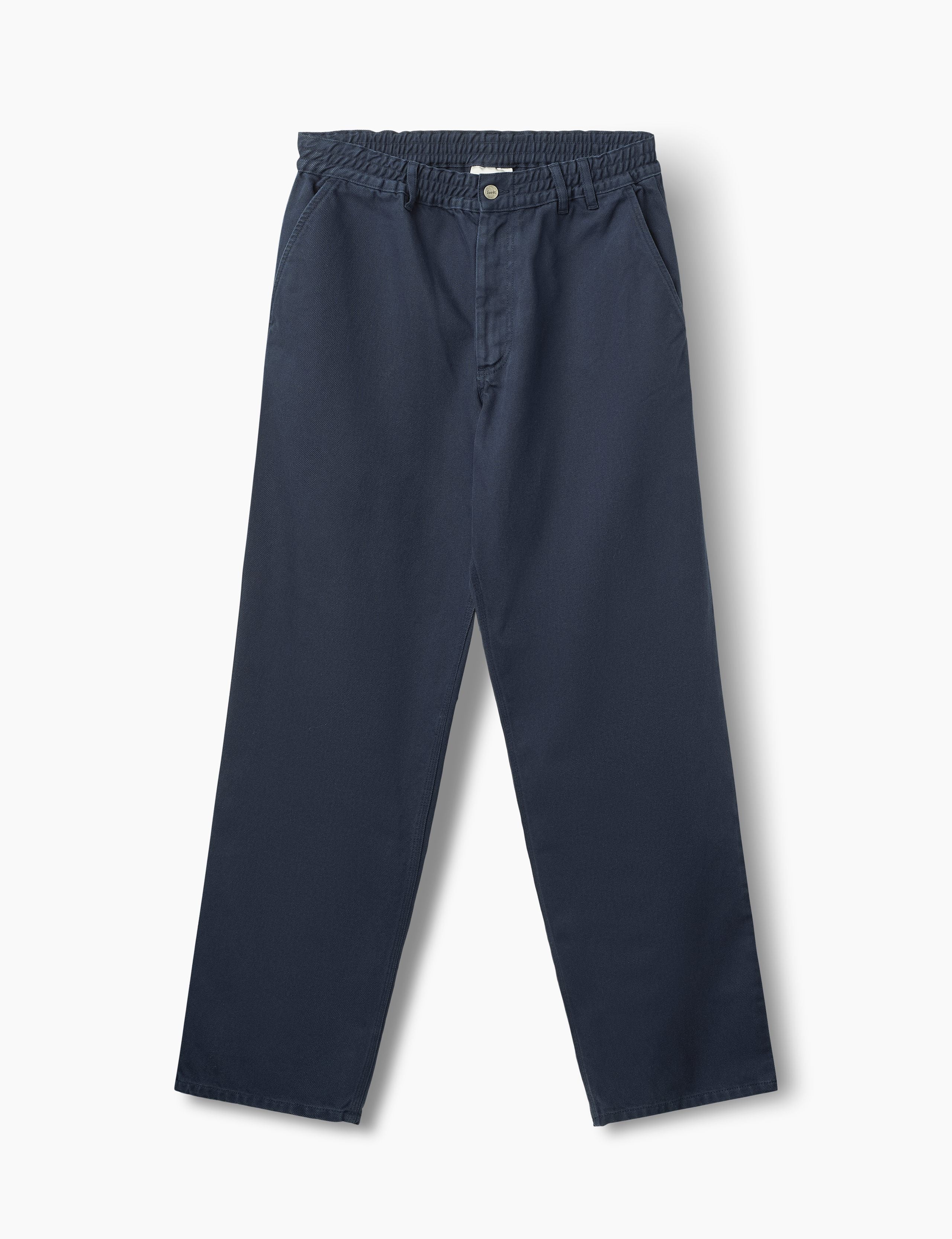 CLAY TWILL PANTS - NAVY – foret